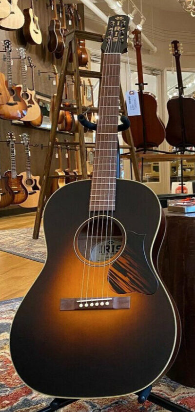 Iris OG Sunburst Ivoroid bindings Left handed - Woodstock School of Music